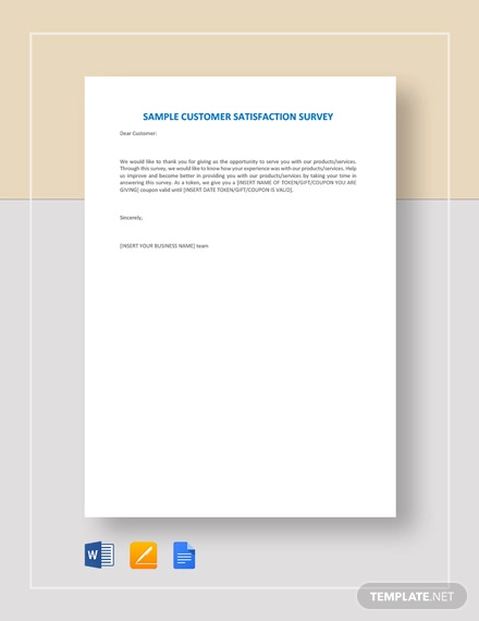 16+ Customer Satisfaction Survey Templates – Free Word, PDF Format Download