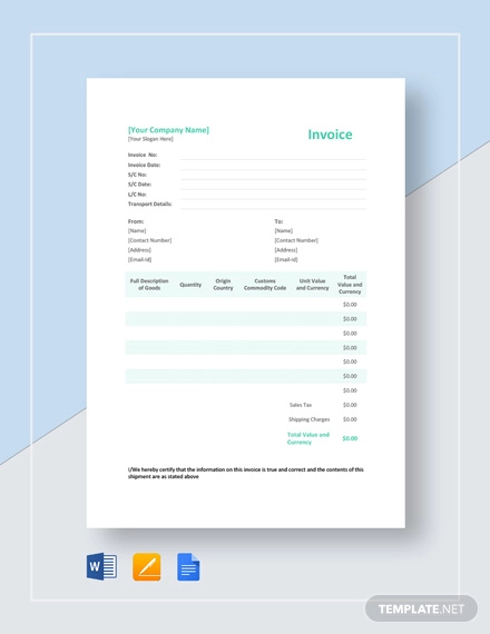 17+ Proforma Invoice Templates - PDF, Word, Docs, Excel