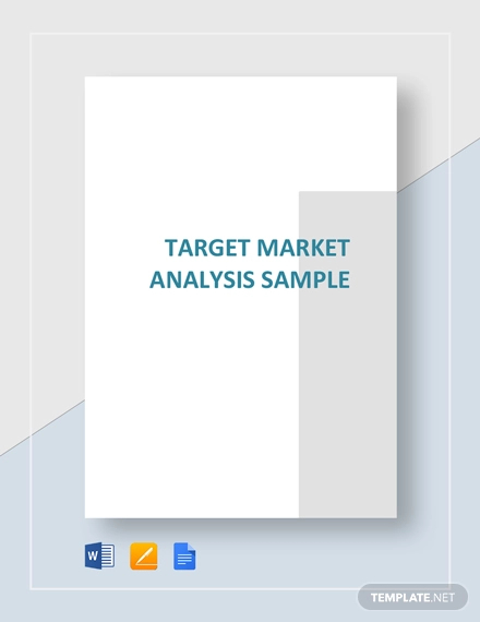 7+ Target Market Analysis Templates - PDF, Word