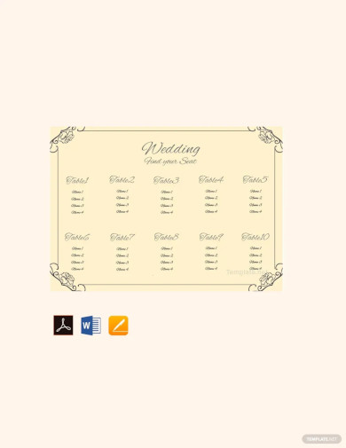 17+ Seating Chart Templates in Google Docs