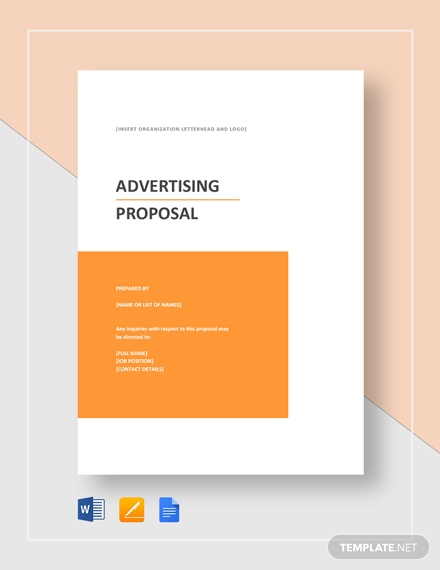 10+ Advertising Proposal Templates - PDF, Google Docs, Word, Apple Pages