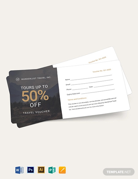 30+ Travel Voucher Templates - PSD, Ai, InDesign, Word