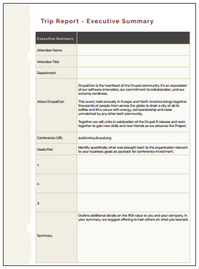 8 Business Trip Report Templates Word PDF Docs