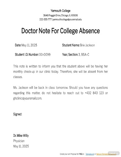 How to Make a Doctor's Note in Word [ 19+ Templates to Download]