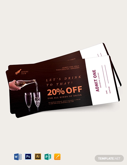 13 Drink Voucher Templates Free PSD Vector AI EPS Format Download
