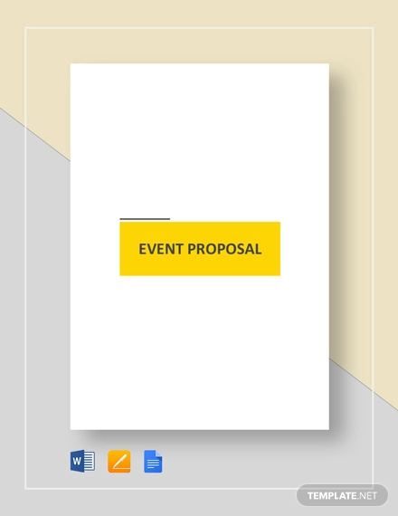 30+ Event Proposal Templates - PDF, DOC