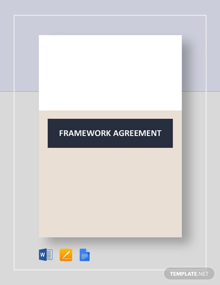 Framework Agreement Template - 11+ Free PDF, Word Format Download