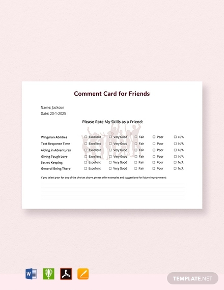 How To Make/Create a Comment Card [Templates + Examples] 2023