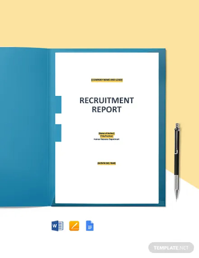 How to Make/Create a Recruitment Report [Templates + Examples] 2023