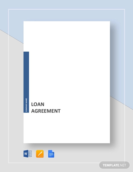 31 Loan Agreement Templates Word PDF Pages