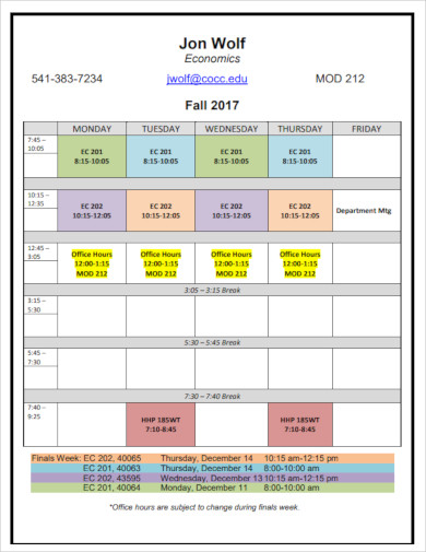 8 Monthly Lesson Plan Templates PDF