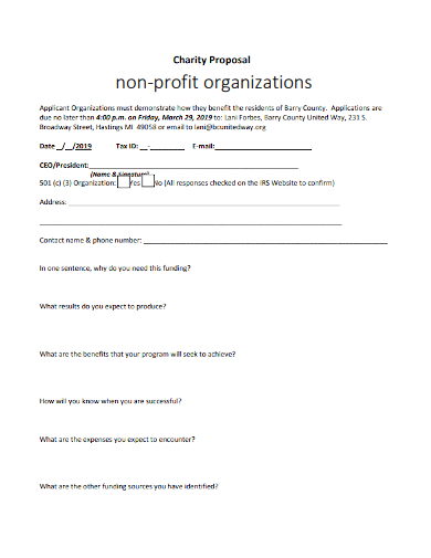 How to Write a Non-Profit Proposal [12+ Templates to Download]