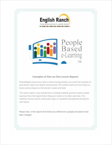 5+ Best Lesson Report Templates - PDF
