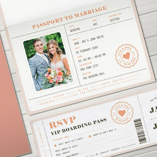 How To Make Create A Passport Invitation Templates Examples 2023