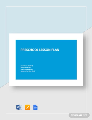 6+ Best Preschool Lesson Plan Templates - PDF, Word, Apple Pages ...