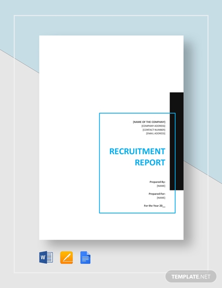 How to Make/Create a Recruitment Report [Templates + Examples] 2023