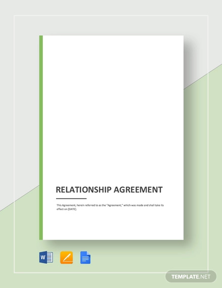 FREE 6+ Relationship Agreement Templates in Google Docs | MS Word ...
