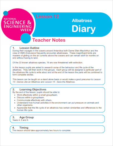 30+ Lesson Note Templates - PDF