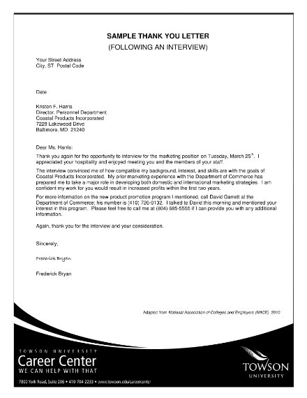 How To Write A Thank You Letter After Interview 5 Templates To Download 