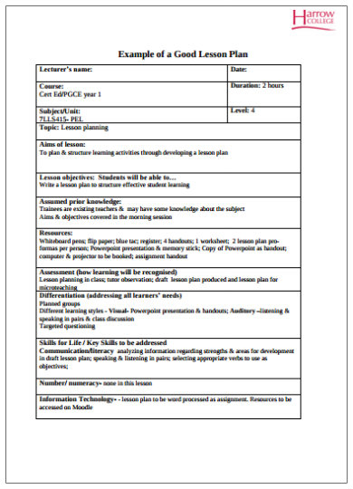 How To Make A Daily Lesson Plan 5 Templates To Download Free Premium Templates