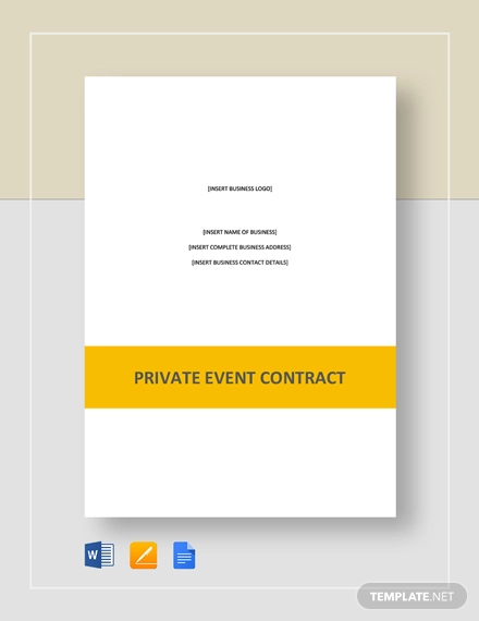 18+ Event Contract Templates in MS Word | Pages | Google Docs | PDF