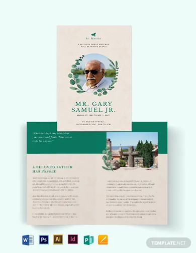 11+ Funeral Booklet Templates in PSD | Word | PDF | ID | Publisher | Pages