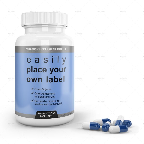5+ Pill Bottle Label Templates - AI, Pages, Indesign, PSD, MS Word ...