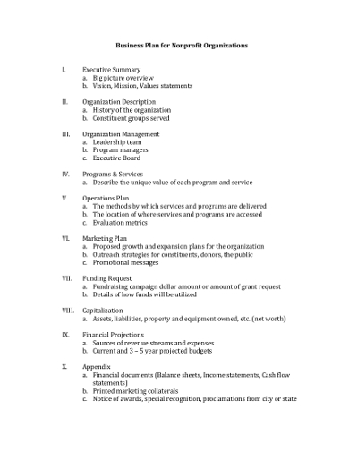 11+ Nonprofit Business Plan Templates in Google Docs | Word | Pages | PDF