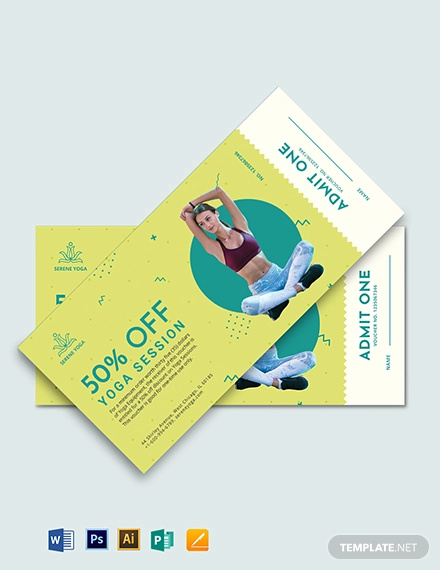 25 Ticket Voucher Templates PSD EPS PDF Word