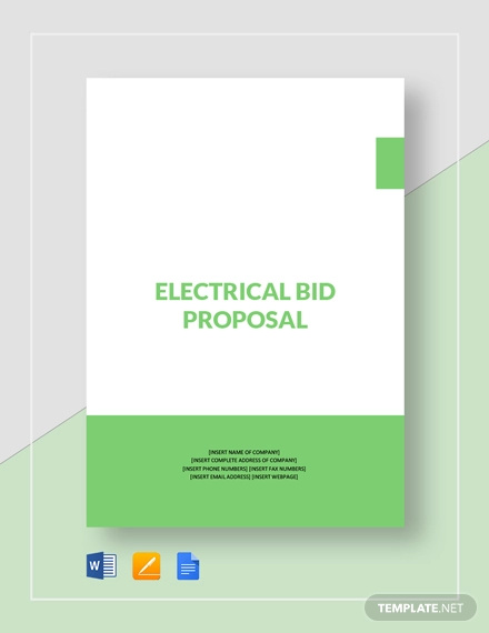 22+ Bid Proposal Template - Free Word, Excel, PDF Documents Download