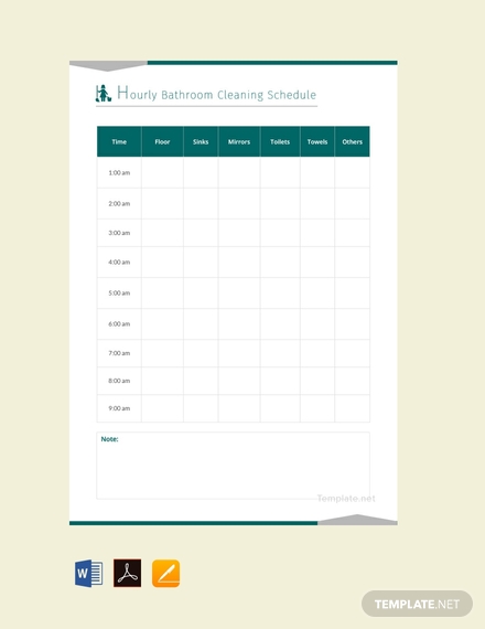 10+ Bathroom Cleaning Schedule Templates - Google Docs, Google Sheets ...
