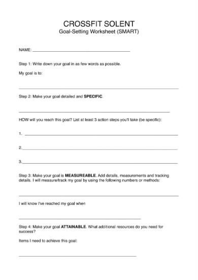 18+ Goal Sheet Templates - Google Docs, MS Word, Pages Google Sheets ...