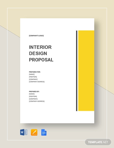 Interior Design Project Proposal Template Billingsblessingbags