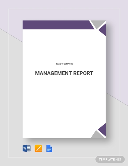 8 Business Management Report Templates Google Docs MS Word Pages PDF