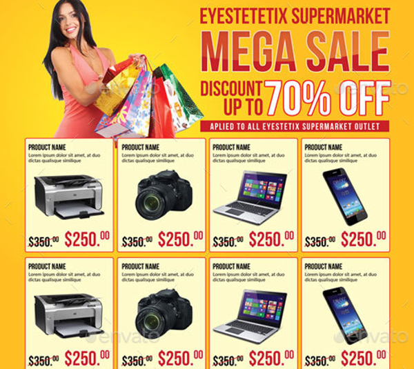 11+ Sales Promotional Flyer Template - AI, InDesign, Word, Pages ...