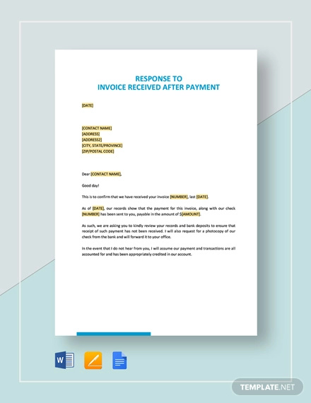 Payment Invoice Template - 9+ Free Word, PDF Format Download