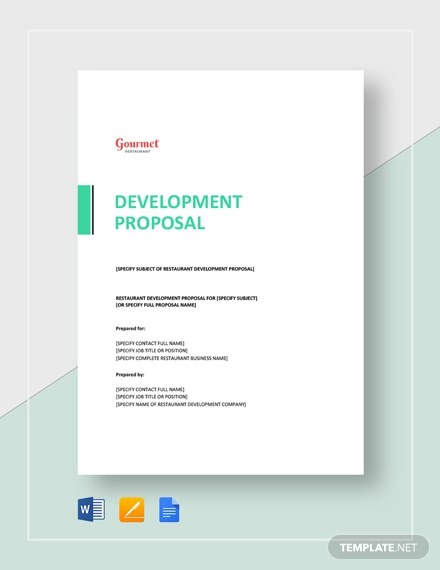 26+ Restaurant Proposal Templates - Free PDF, DOC Format Download