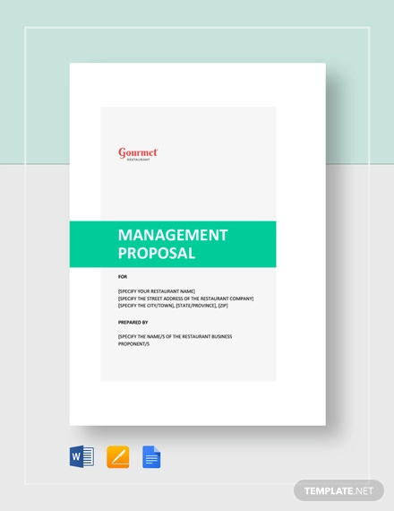 11+ Management Proposal Templates - Word, PDF, Apple Pages | Free ...