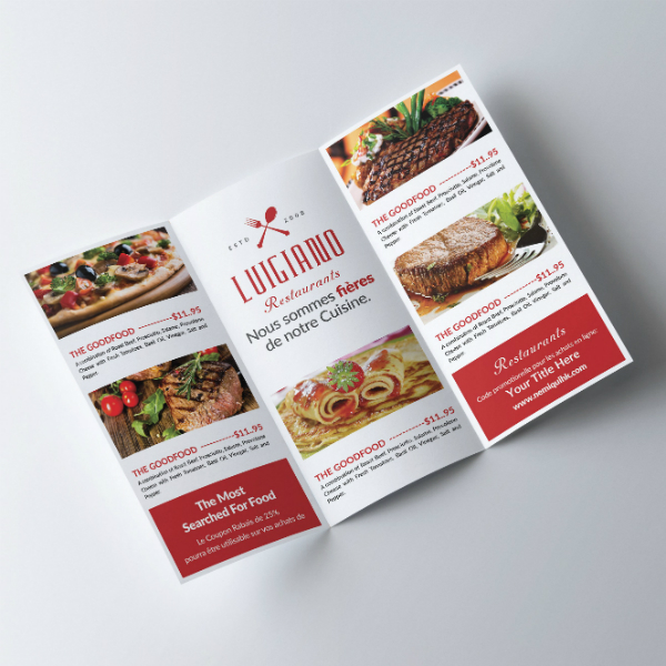 14 Best Restaurant Brochure Templates Illustrator Word Photoshop