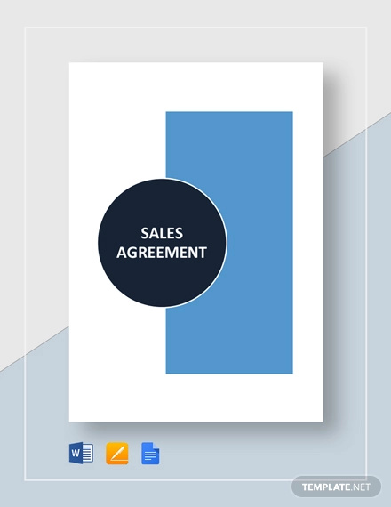 30+ Sales Agreement Template – Free Word, PDF Document Download