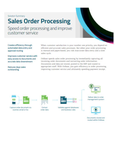 7+ Sales Order Templates - Google Docs, Google Sheet, Excel, Word ...