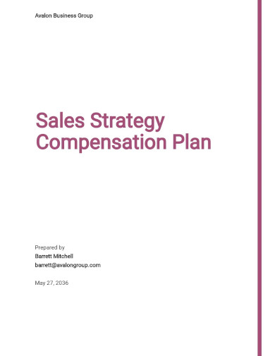 10+ Sales Compensation Plan Templates - PDF, Word, Google Docs, Apple Pages