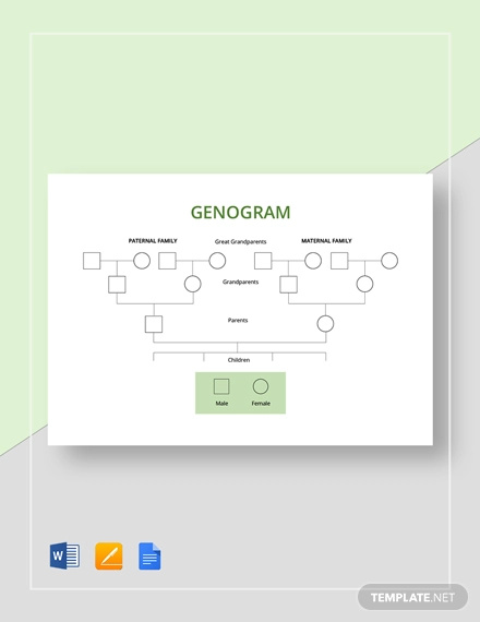 47+ Genogram Templates in PDF | MS Word | Apple Pages | Google Docs