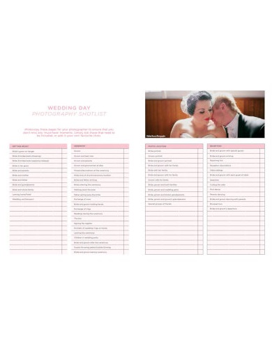7+ Photography Shot List Templates - Word, PDF, PSD