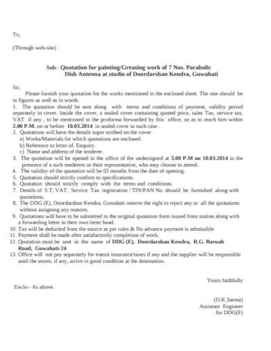 13+ Painting Quote Templates in PDF | DOC