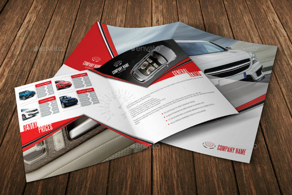 8+ Car Rental Brochure Templates - PSD, Word, Illustrator, Pages,