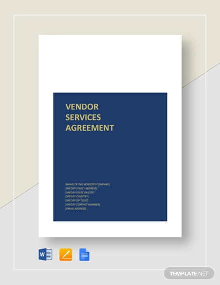 27+ Sample Vendor Agreement Templates - PDF, DOC | Free & Premium Templates