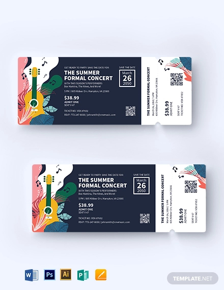 37 Concert Ticket Templates PSD Vector EPS