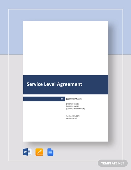 Service Level Agreement - 22+ Free PDF, Word, PSD Documents Download