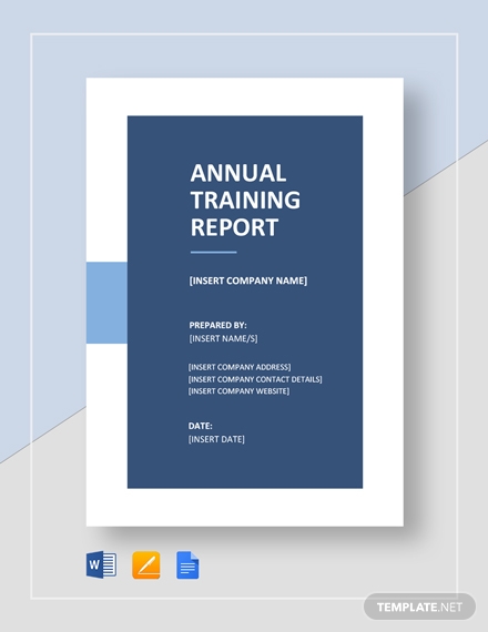 Sample Training Report Templates - Google Docs, MS Word, Pages, PDF